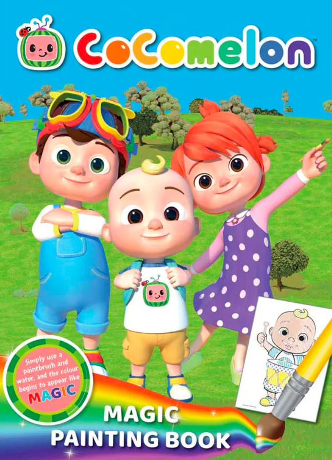 Cocomelon Magic Painting Book